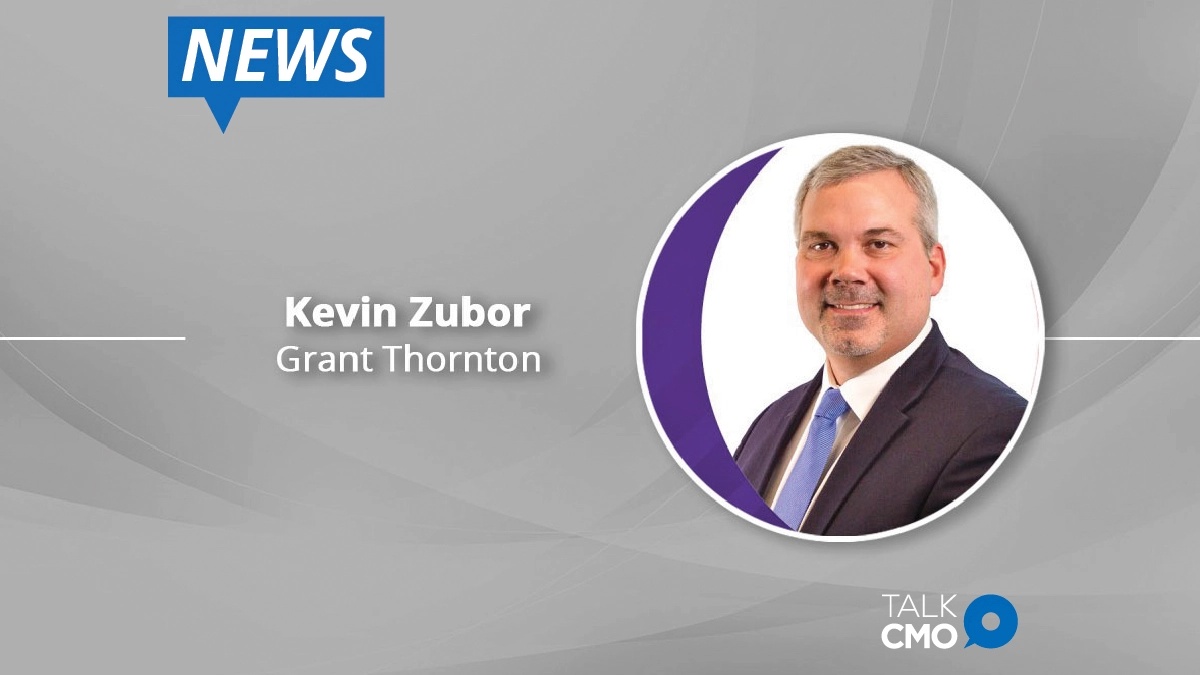 Grant Thornton LLP has named Kevin Zubor as the Chief Financial Officer.